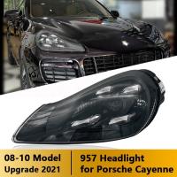 China Upgrade Matrix Advanced Version LED Headlights For Porsche Cayenne 957 2007-2010 for sale