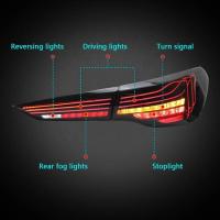 China BMW 4 Series 428i 20-23 Tail Light Assemblies M4 Modified DRL Rear Taillight Car Lamp for sale