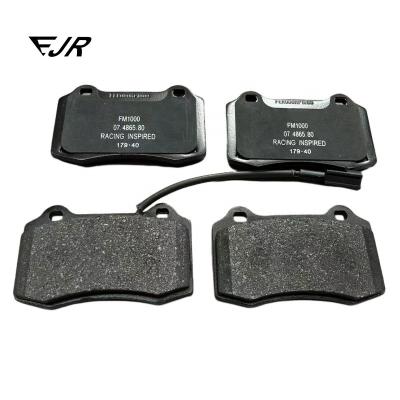 China Quattroporte Rear Brake Pads And Liner Kit 980156007 673010325 673012377 for sale