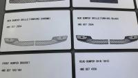 China Flying Spur Zg2 Auto Parts Grille ABS OEM 4W0807647E 4W0807647G For Bentley 2013-2019 for sale