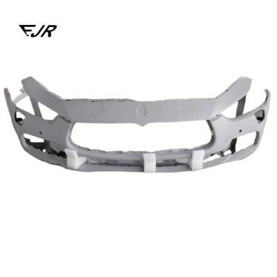 China 2013-2017 Ghibli Front Bumper With Headlight Spray Cap And Radar Hole Standard Design for sale