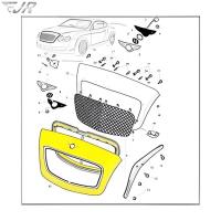 China 100% Tested 3w0 853 651 Suitable For Bentley Radiator Grille Interior Decoration for sale
