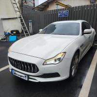 China Led Headlights For Maserati Quattroporte 2014-2019 Upgrade 2022 Trofeo Laser Plug And Play for sale