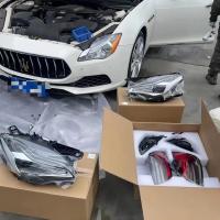 China Led Headlights For Maserati Quattroporte 2014-2019 Upgrade 2022 Trofeo Laser Plug And Play for sale