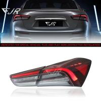 China For Maserati Ghibli Led Taillight Assembly 14-20 Retrofit Old To New Rear Tail Light Flowing Turn Brake Car Accessory for sale