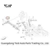 China OE NO. 670032017 Rear Polymerization Rod For Levante Car Model for sale