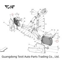 China L.H Intercooler For Ghibli Levante Quattroporte By OEM 670109550 670035636 670009834 for sale