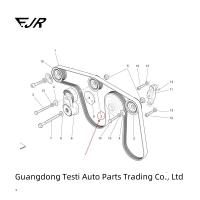 China OEM 278950 Belt Tensioner For Ghibli Levante Quattroporte M156 M157 M161 3.0 BT V6 for sale