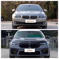 China 2011-2017 BMW 5 Series Front Bumper Upgraded 2022 M5 With LED Headlights And Taillights for sale