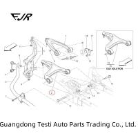 China RH Front Lower Lever Assembly For Ghibli Quattroporte 670006933 673007125 670007127 for sale