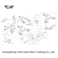 China LH Front Lower Control Arm For Maserati GHIBLI III M157 670007180 670107802 673007126 for sale