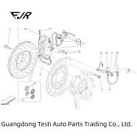 China Quattroporte Rear Brake Pads And Liner Kit 980156007 673010325 673012377 for sale