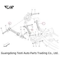 China Adjustable Pull Rod For Rear Wheel Roll On Maserati Ghibli And Quattroporte 670006273 for sale