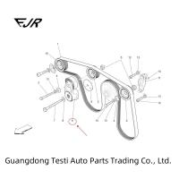 China Car Fitment Maserati Pulley Belt Tensioner For Ghibli Levante Quattroporte 278940 05184617AD for sale