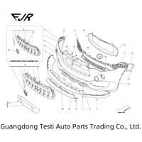 China 670065942 Plastic Central Top Front Grille Bumper For 2019- Levante for sale