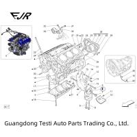 China OE NO. 670004870 670004871 Engine Mounts For Ghibli Quattroporte 2WD 3.0 for sale