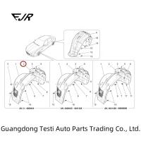 China LH Front WheelHouse Guard For Quattroporte OEM 670102657 673010771 670009635 100% Tested for sale