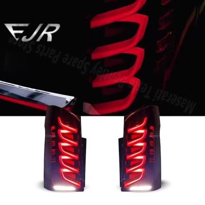 China Spiral Through Taillight For Benz Vito W447 V260 16-20 Through Stream Dynamic Flowing Driving Brake Lamp Car Accessories for sale