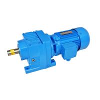 China High Strength Helical Gear Straight Male Shaft Mounted R77 Gear Reducer with Customer Made Ratio for sale