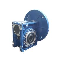 China NMRV63 Worm Gear Speed Reducer Ratio 100:1,90B5 Flange,1.5kw Worm Gearbox Motor for sale