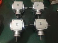 China Small Mini Light Three Shaft Bevel Speed Reducer Gearbox with Ratio 1:2, 1:3 for sale
