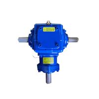 China T Series 1/1 Ratio Spiral Bevel Gear Unit 15 mm Diameter Cast Iron Hubs Angle Shift Gearbox for sale