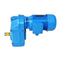 China Customizable 6 RPM Rotisserie Helical Speed Geared Motors with Brake FF107RF57 for sale