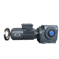 China Heavy Duty 11kw 20: 1 Ratio Helic Worm Drive Gearbox with Brake Motor S37, S47 for sale