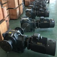 China KINGEAR K67-AB 0.37KW/4P Bevel Gear Box Double Shaft Output Gear Motor 50000Nm Torque HT250 Cast Iron Housing High Precision for sale
