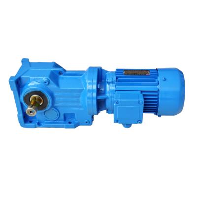 China China Manufacturer's KINGEAR K Series K127 Cast Iron Bevel Gearbox 20:1 Reduction Ratio 12-Month Warranty for Extruder Machine for sale