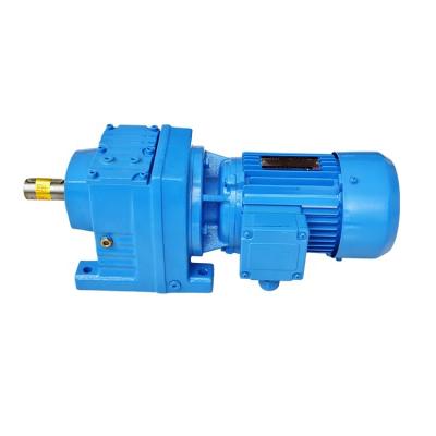 China High Torque 1hp Helical Inline Shaft Gear Motor Reducer 1500rpm Rated Speed 3kw Rated Power Multi Ratio Options Three-Phase for sale