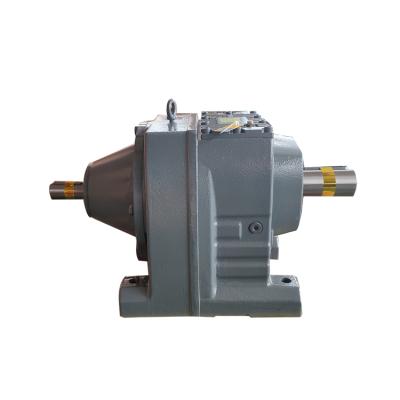 China R Type Straight Shaft Gearbox Motor 4kw Helical Reductor De Engranajes for sale