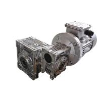 China Cast Iron Body NMRV 90V Worm Gear 1 10 Ratio Cooper Wheel Speed Reducer  RV090 for sale