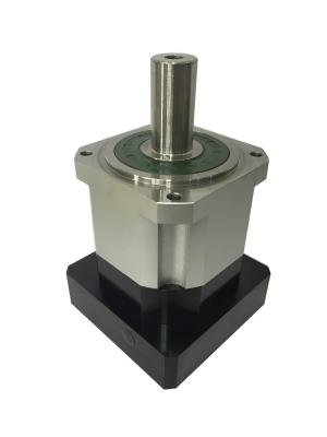 China PLF160 40mm Shaft 80:1 Ratio Low Backlash High Precision Double Stage Planetary Gearbox with Servo Motor Flange for sale