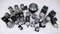 China PLF160 40mm Shaft 80:1 Ratio Low Backlash High Precision Double Stage Planetary Gearbox with Servo Motor Flange for sale
