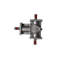 China High Precision ARA4 Bevel Gearbox Lightweight Aluminium Miniature Right Angle 1:1 Ratio for Small Applications for sale