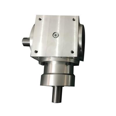 China Bevel Gear 1:1 Right Angle Hollow Shaft Gearbox Bevel Gearbox Reducer 90 Degree Gear Box 3 Way Bevel Gearboxes for sale