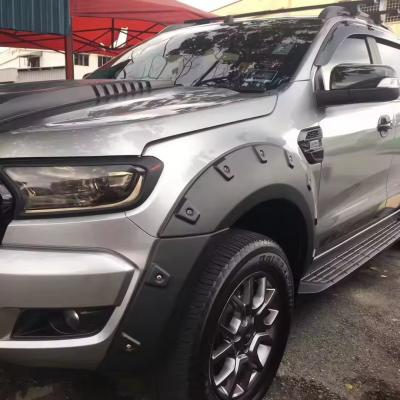 China ABS 4x4 Black Wheel Arch Fender Flare Fit Nissan Np300 2015-2021 for sale
