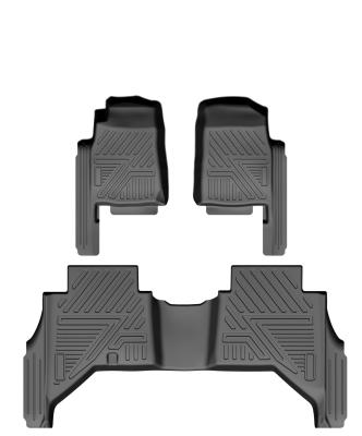 China TPE Floor Mat In Car All Weather Car Mats For Isuzu Dmax 2012-2019 for sale