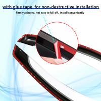 China Double Color Car Window Visors Isuzu D-MAX 2012 Car Window Rain Protector for sale