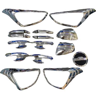 China Chrome Color Car Exterior Accessories Car Full Body Kit For Hyundai I10 for sale