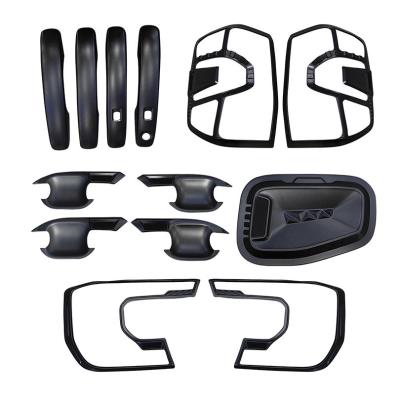 China ABS Black Car Full Body Kit Garnish Combo Set For 2023 Ranger for sale