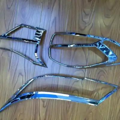 China ISO Chrome Rear Light Covers Car Exterior Accessories Fit Toyota Rush for sale