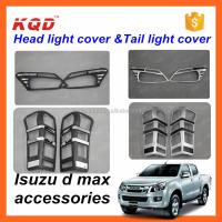 China 3D Design Tail Light Cover ISO Head Light Cover Fit Dmax 2014 for sale