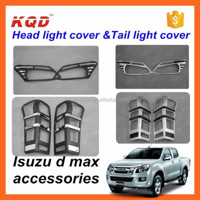 China 3D Design Tail Light Cover ISO Head Light Cover Fit Dmax 2014 for sale