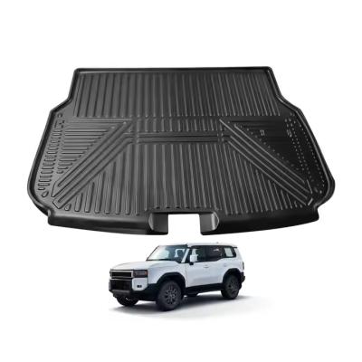 China Black 5D TPE Trunk Mat Trunk Liner For Toyota Prado 4th LC250 for sale