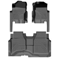 China 3pcs TPE Car Mats Front Rear 5D Car Floor Rugs For FRONTIER / NAVARA 2025 for sale