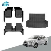 China All Weather TPE Floor Mats 5D Auto Floor Mats For Chevrolet Aveo 2007-2013 for sale