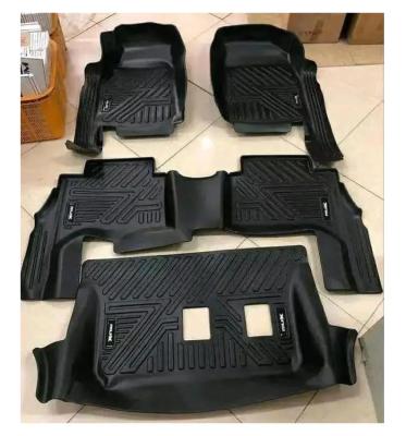 China For Isuzu MU-X 3D 5D 7D TPE Car Mats Black Custom Car Floor Mats for sale