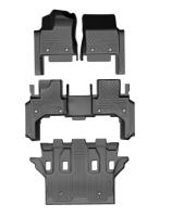 China LHD 5D Design All Season Full Coverage TPE Floor Mats For Toyota Land Cruiser 300 for sale